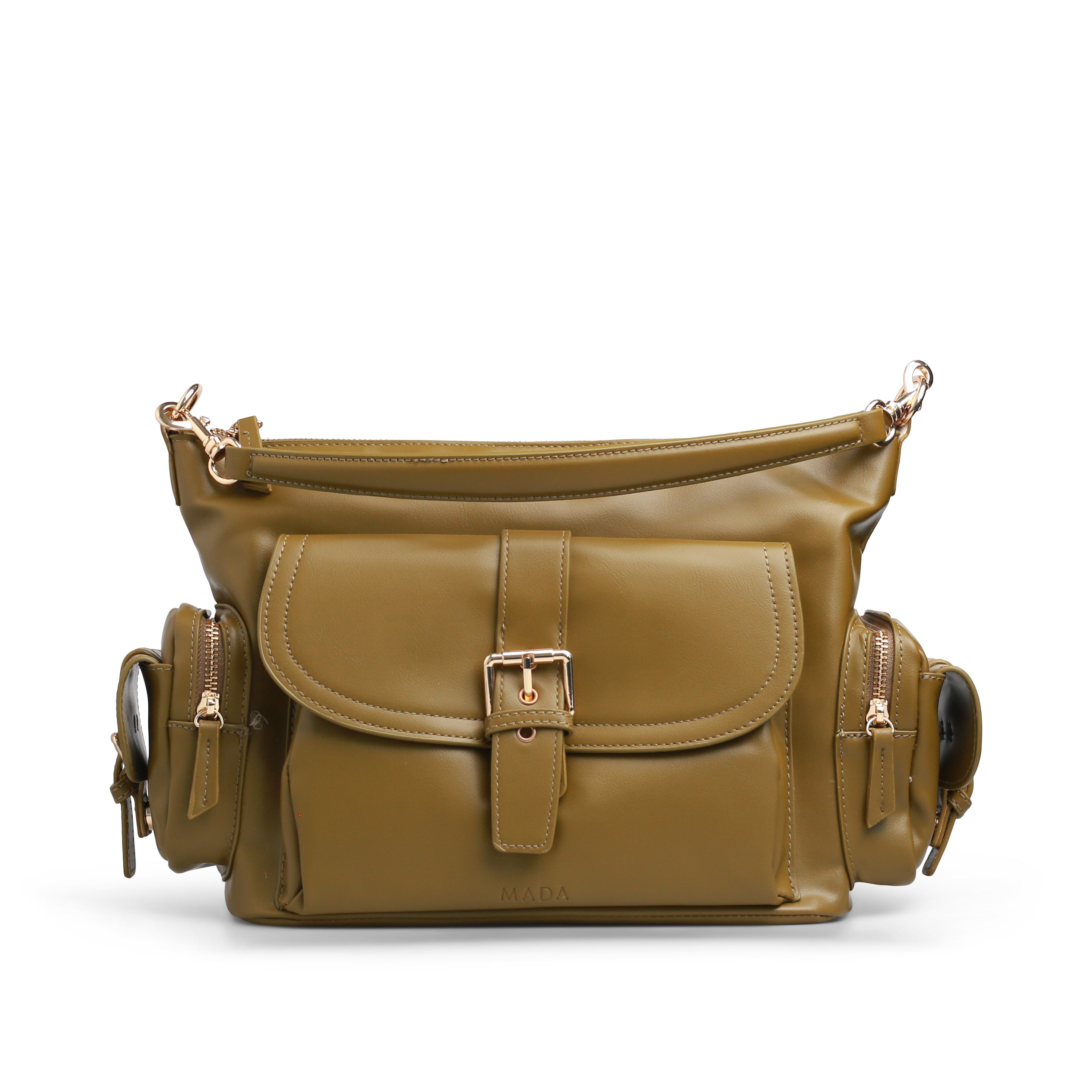 Bolsa satchel FOREST con bolsillos múltiples de imán – MADA