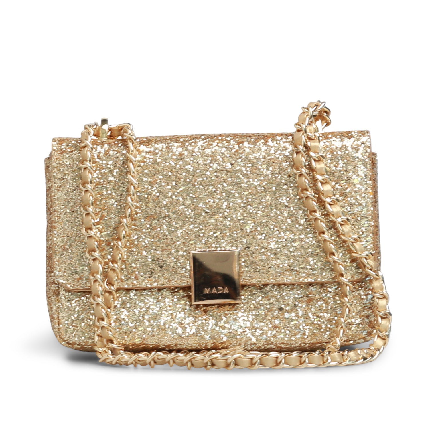 Bolsa Crossbody VIENNA con acabado de glitter/brillantina – MADA