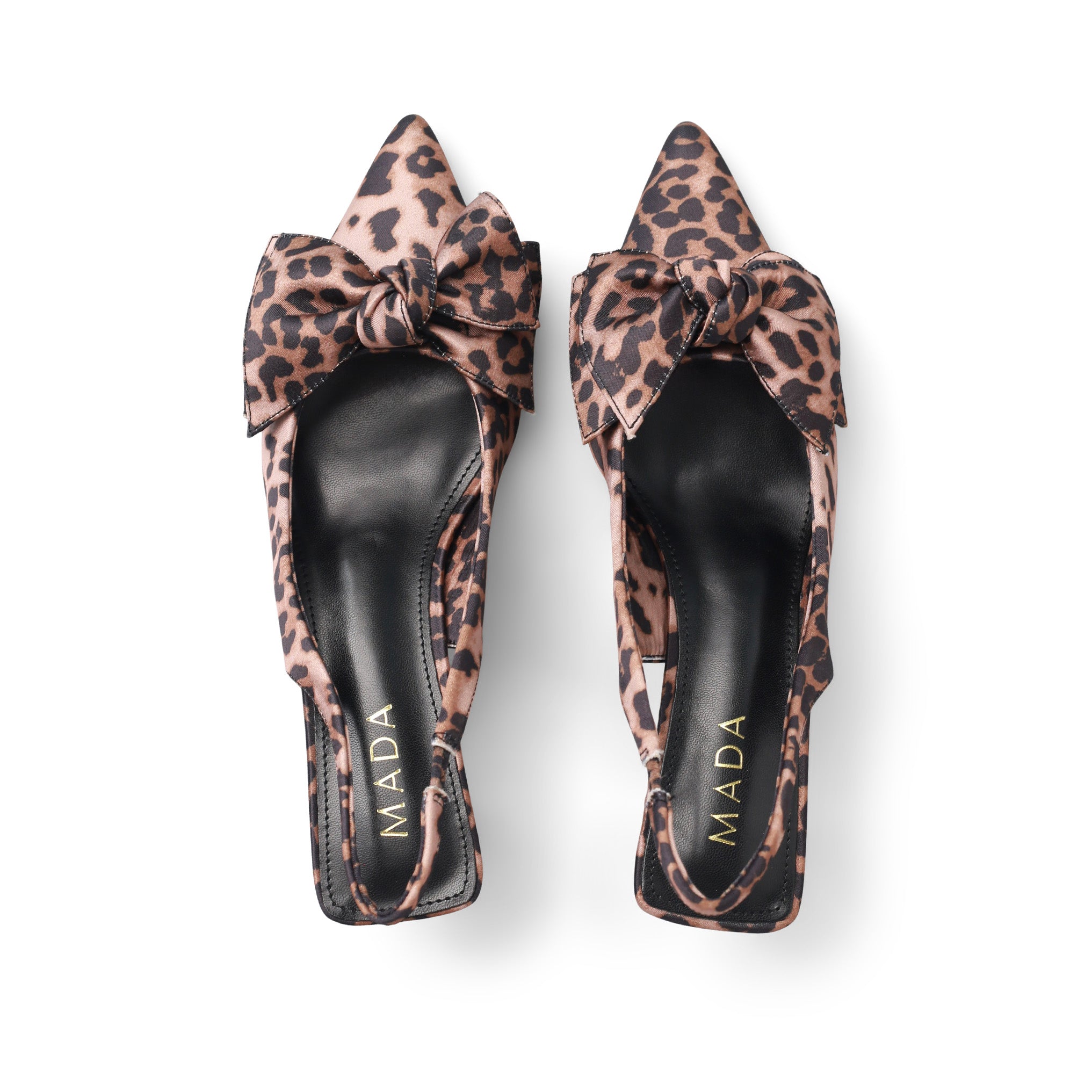 Tacón animal print WILD con detalle de moño en la punta – MADA